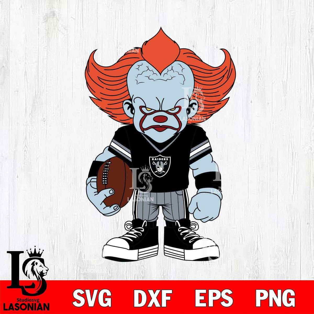 Las Vegas Raiders Pennywise Horror Sport 11 – lasoniansvg