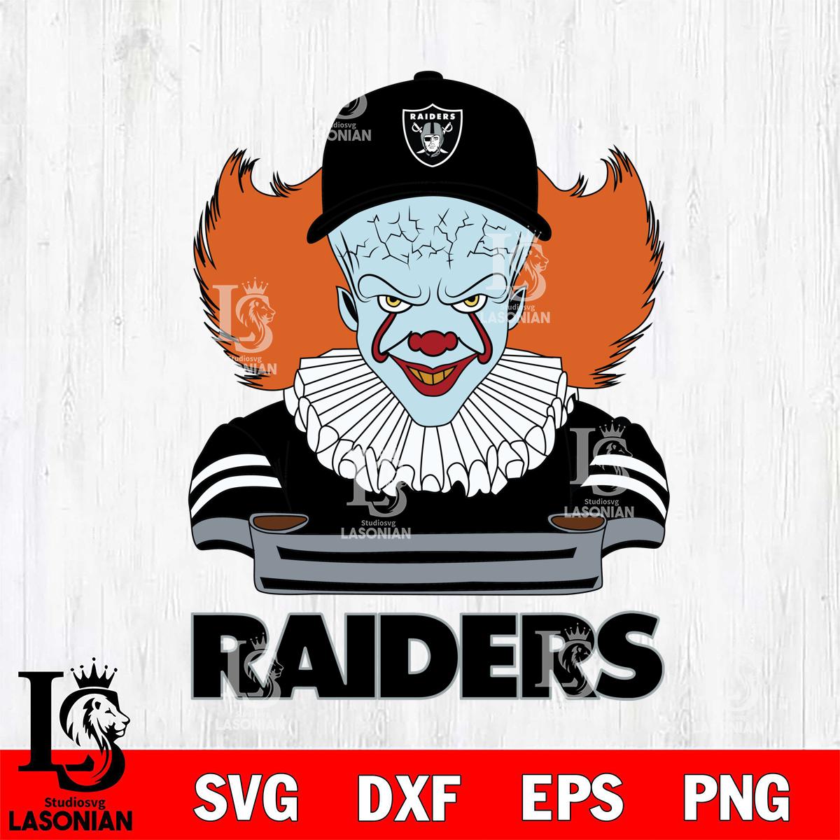 Las Vegas Raiders Pennywise Horror Sport 2 – lasoniansvg