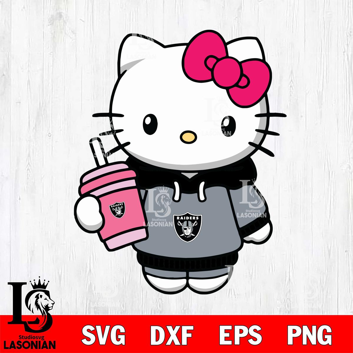 Las Vegas Raiders Pretty Hello Kitty – lasoniansvg