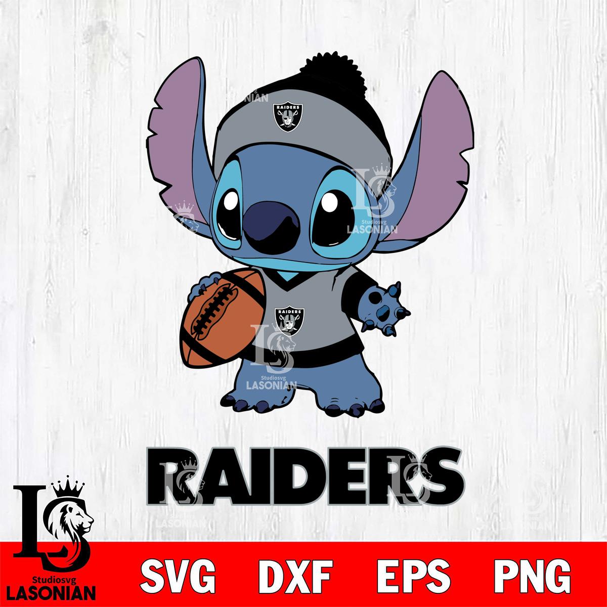 Las Vegas Raiders Stitch Disney – lasoniansvg