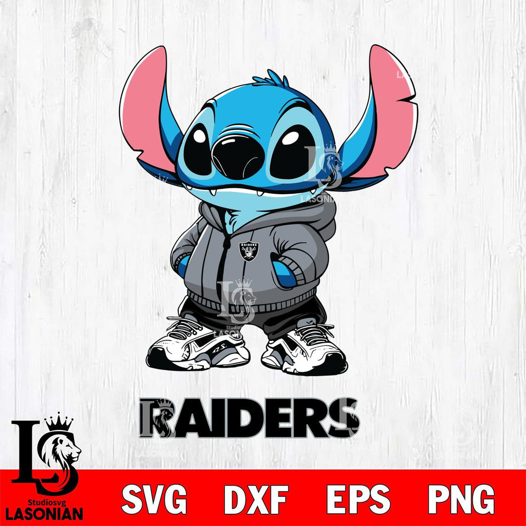 Las Vegas Raiders Stitch Disney NFL – lasoniansvg