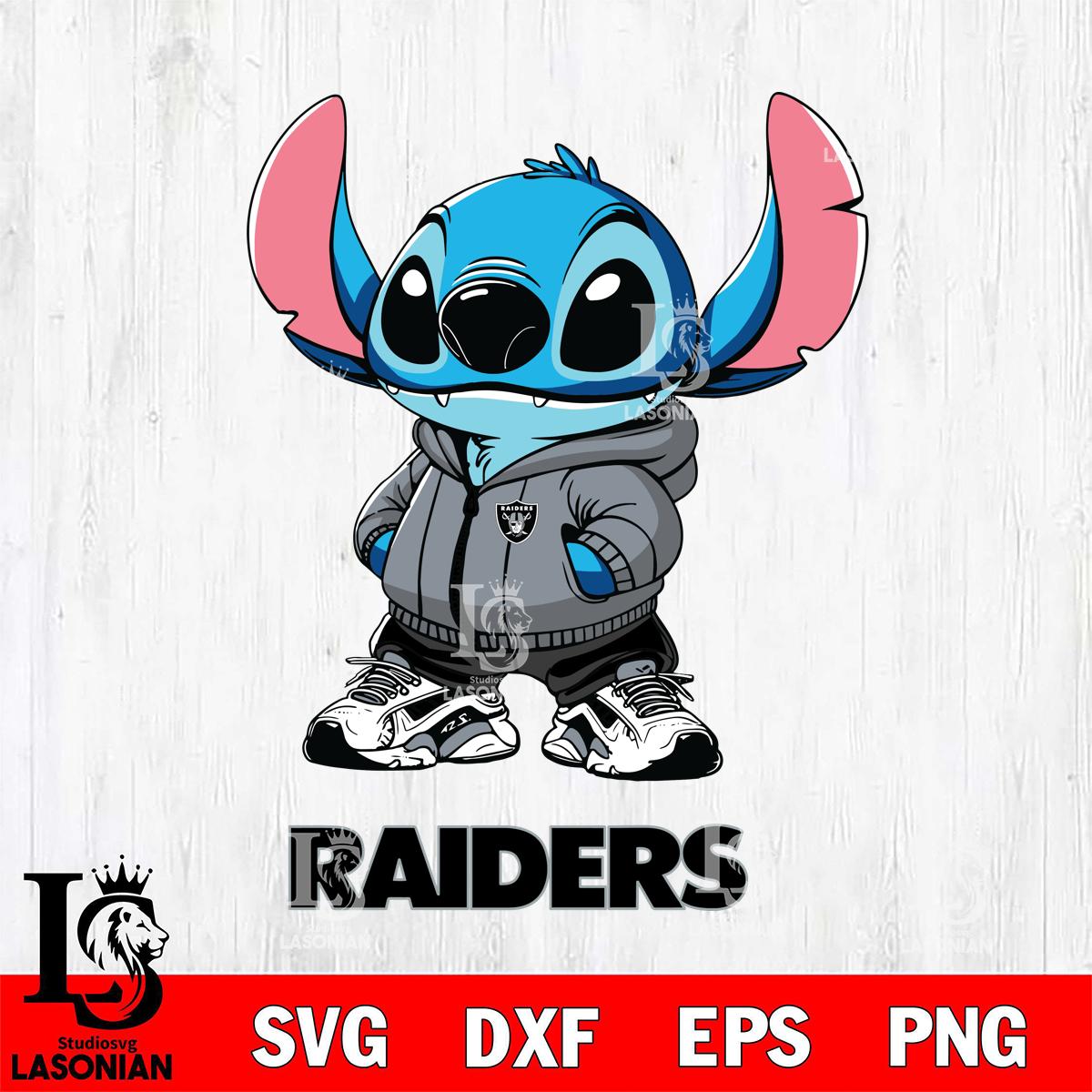 Las Vegas Raiders Stitch Disney NFL – lasoniansvg