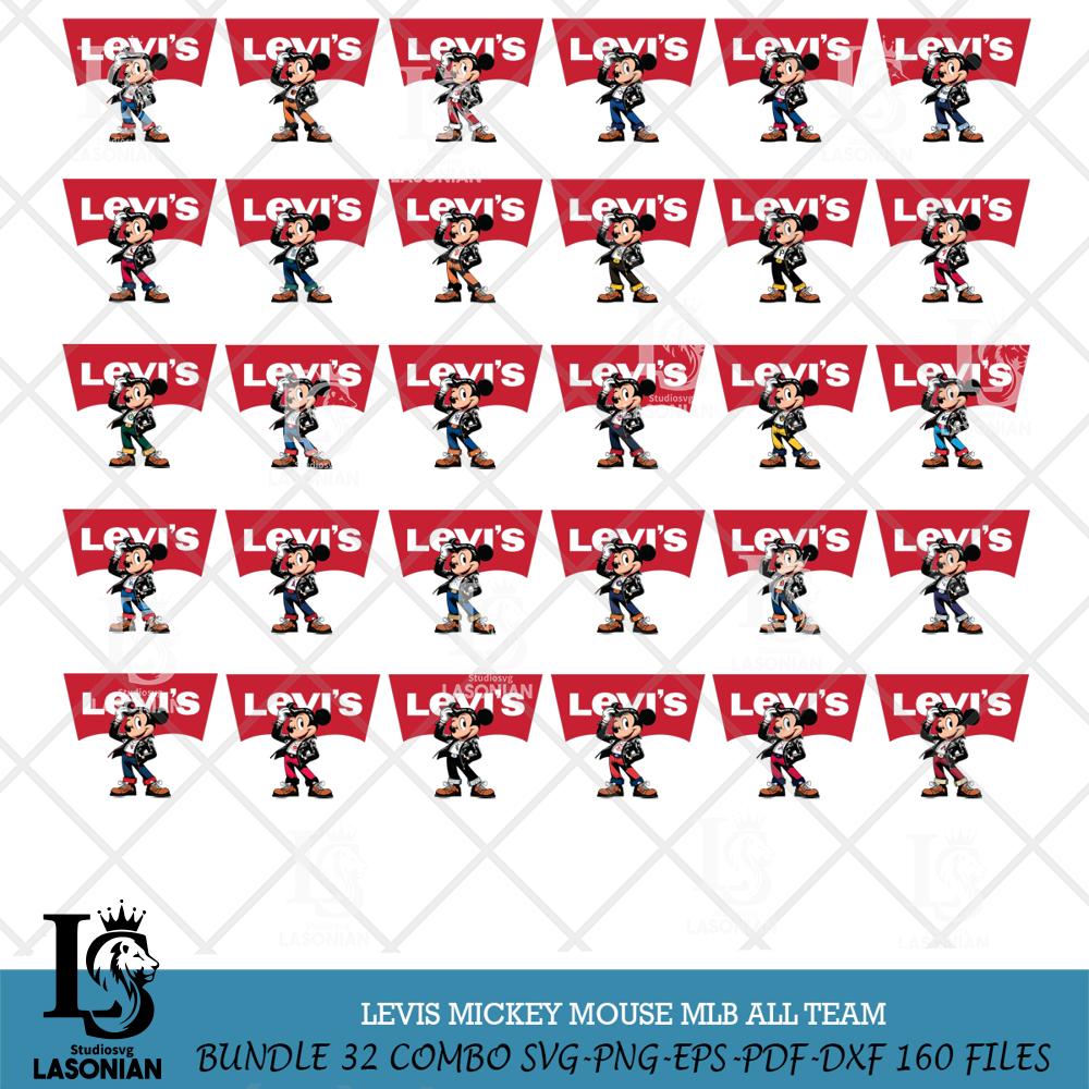 Levis Mickey Mouse MLB – lasoniansvg