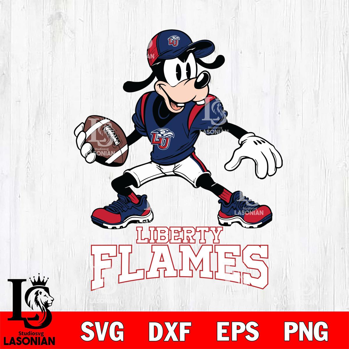Liberty Flames Goofy Disney – lasoniansvg