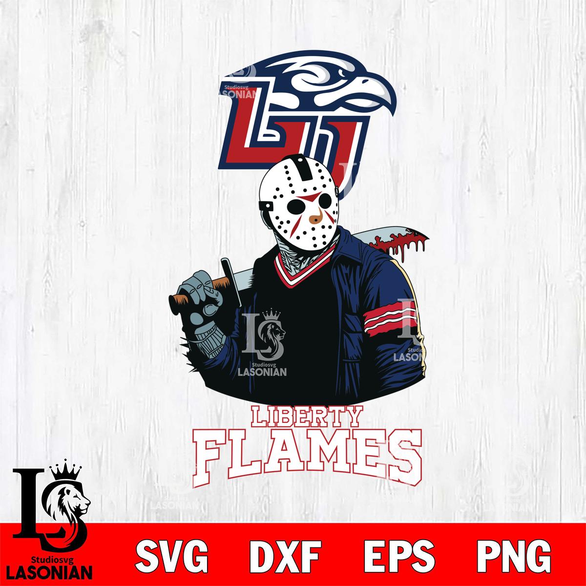 Liberty Flames Jason Voorhees 10 – lasoniansvg