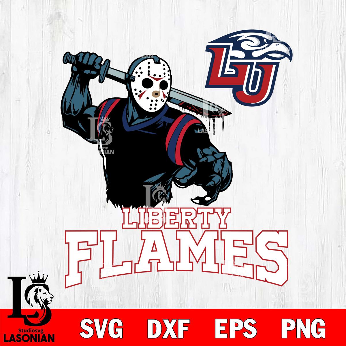 Liberty Flames Jason Voorhees 5 – lasoniansvg