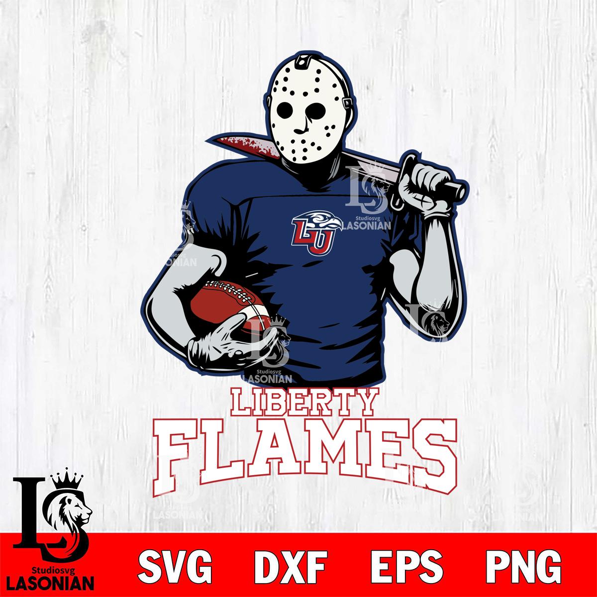 Liberty Flames Jason Voorhees 9 – lasoniansvg