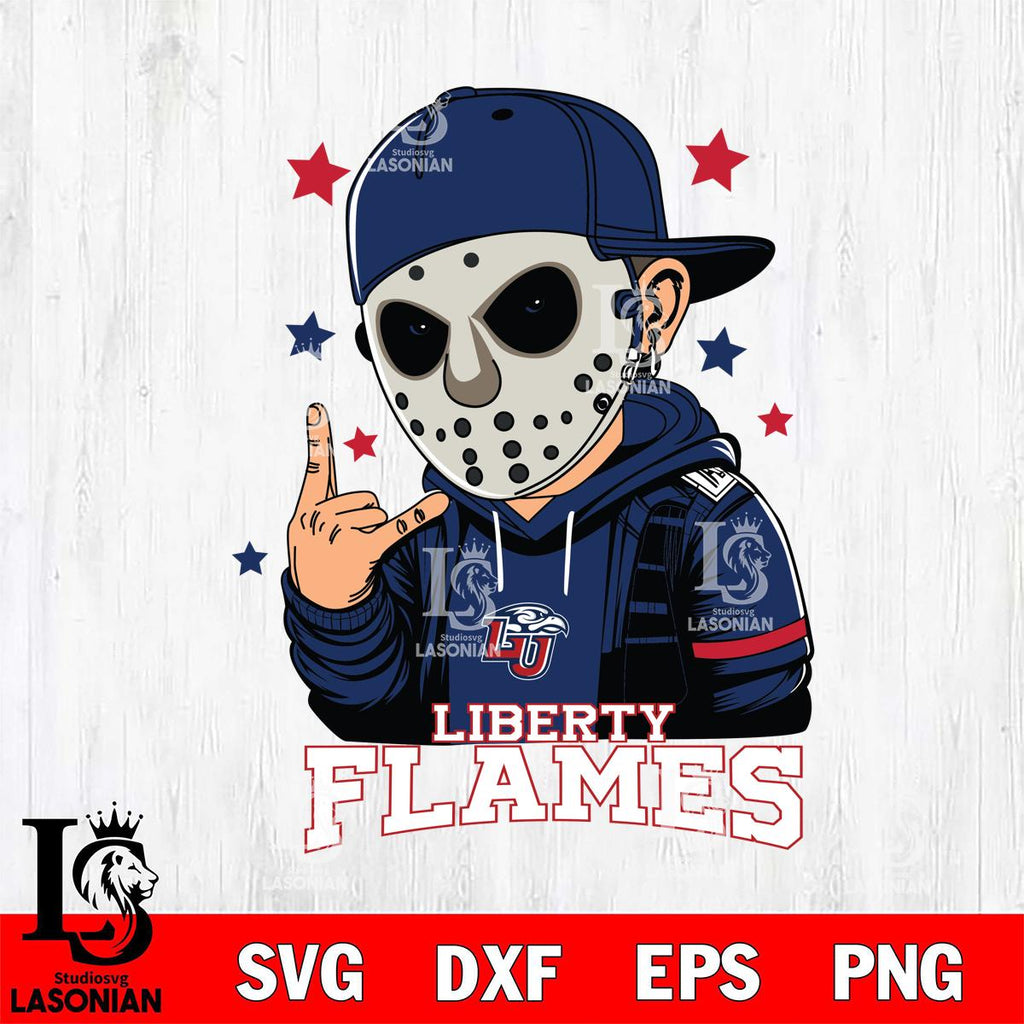 Liberty Flames Jason Voorhees Horror 9 – lasoniansvg