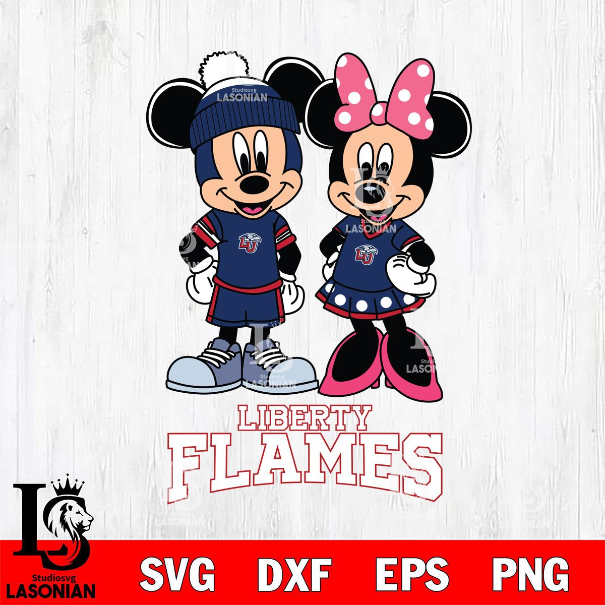 Liberty Flames Mickey Minnie Mouse Pink – lasoniansvg