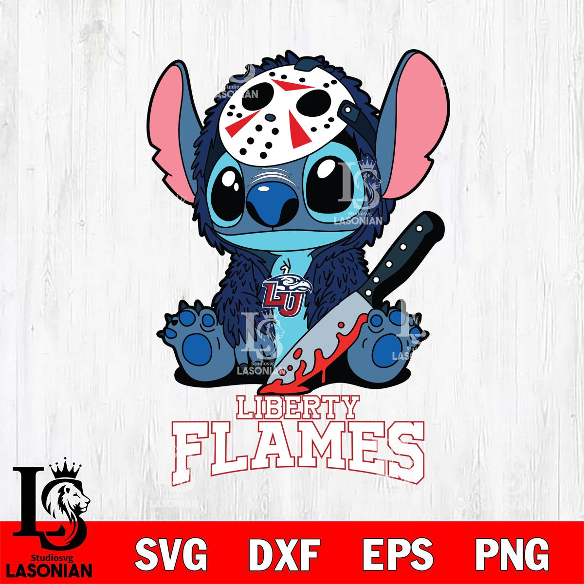 Liberty Flames Stitch Jason Voorhees – lasoniansvg