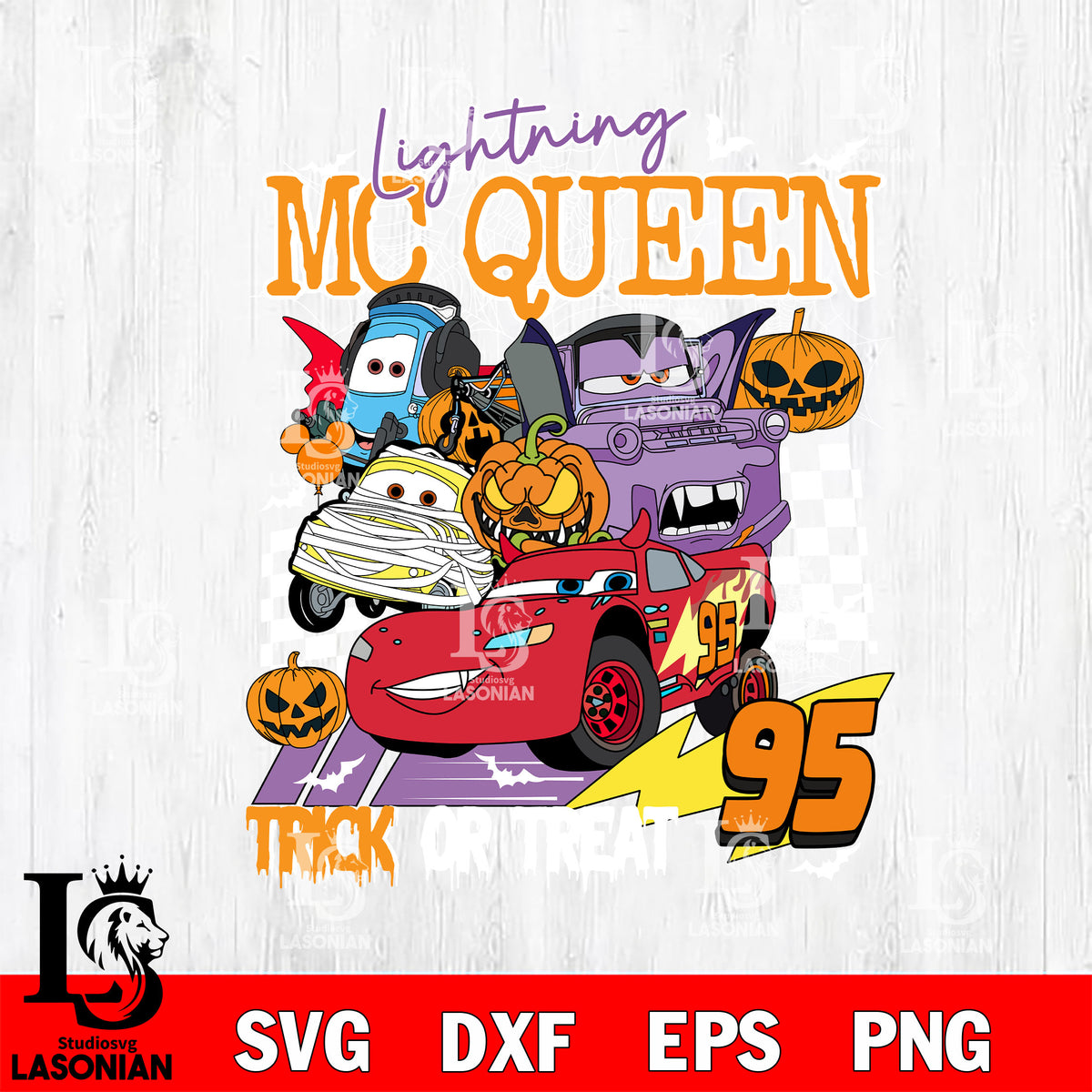 Lightning MC queen trick or treat – lasoniansvg