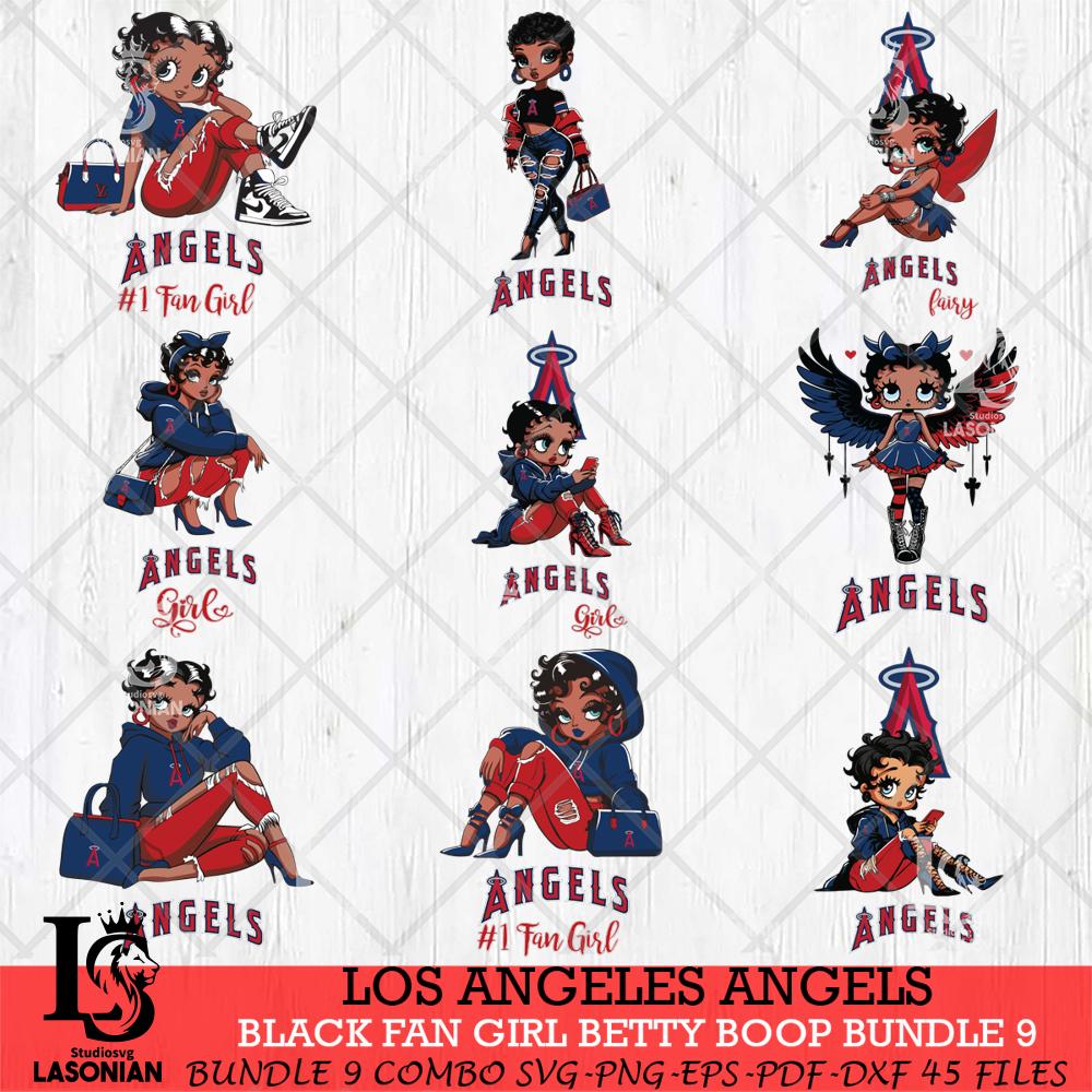 Los Angeles Angels Black Fan Girl Betty Boop Bundle 9 – lasoniansvg