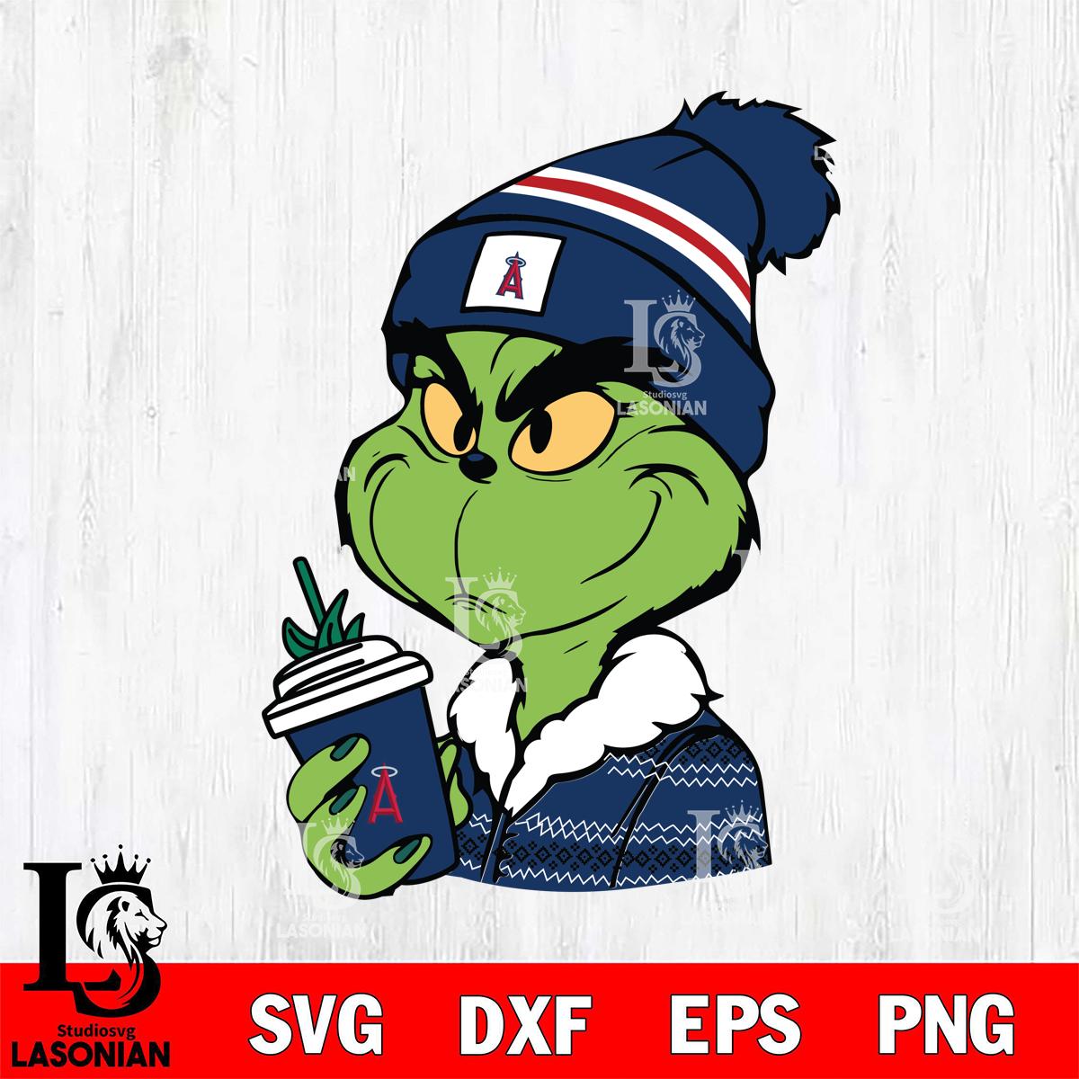 Los Angeles Angels Boujee Grinch – lasoniansvg