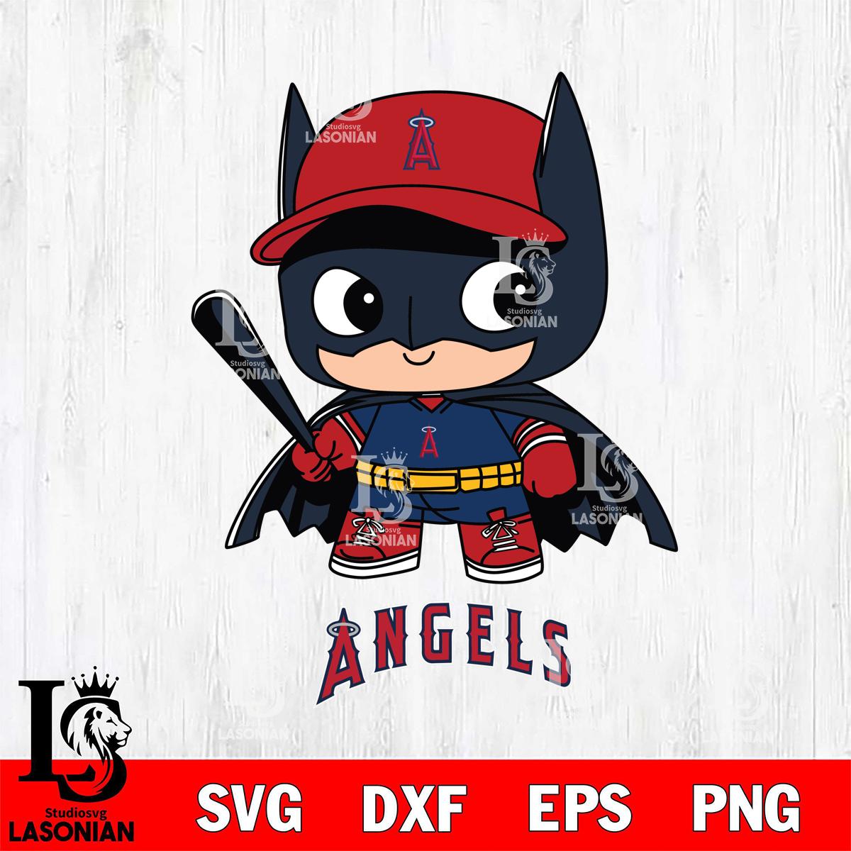 Los Angeles Angels Cute Batman MLB – lasoniansvg