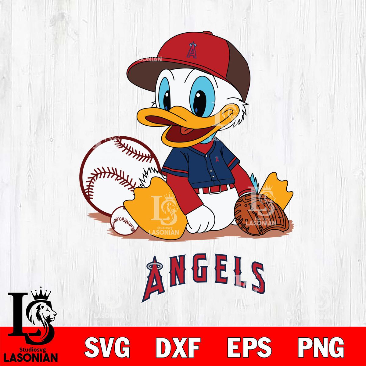 Los Angeles Angels Donald Duck Baseball Sport – lasoniansvg