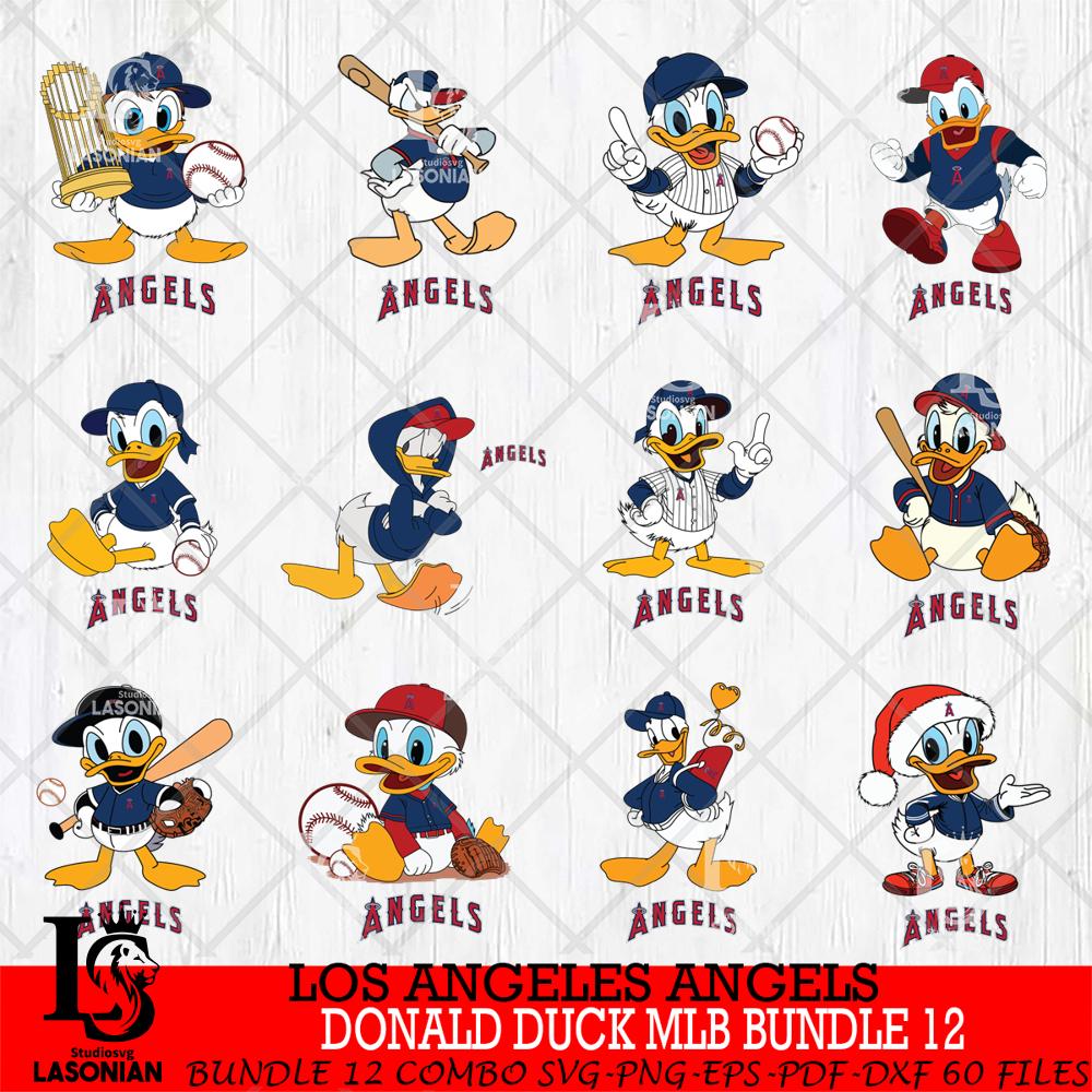 Los Angeles Angels Donald Duck MLB Bundle 12 – lasoniansvg