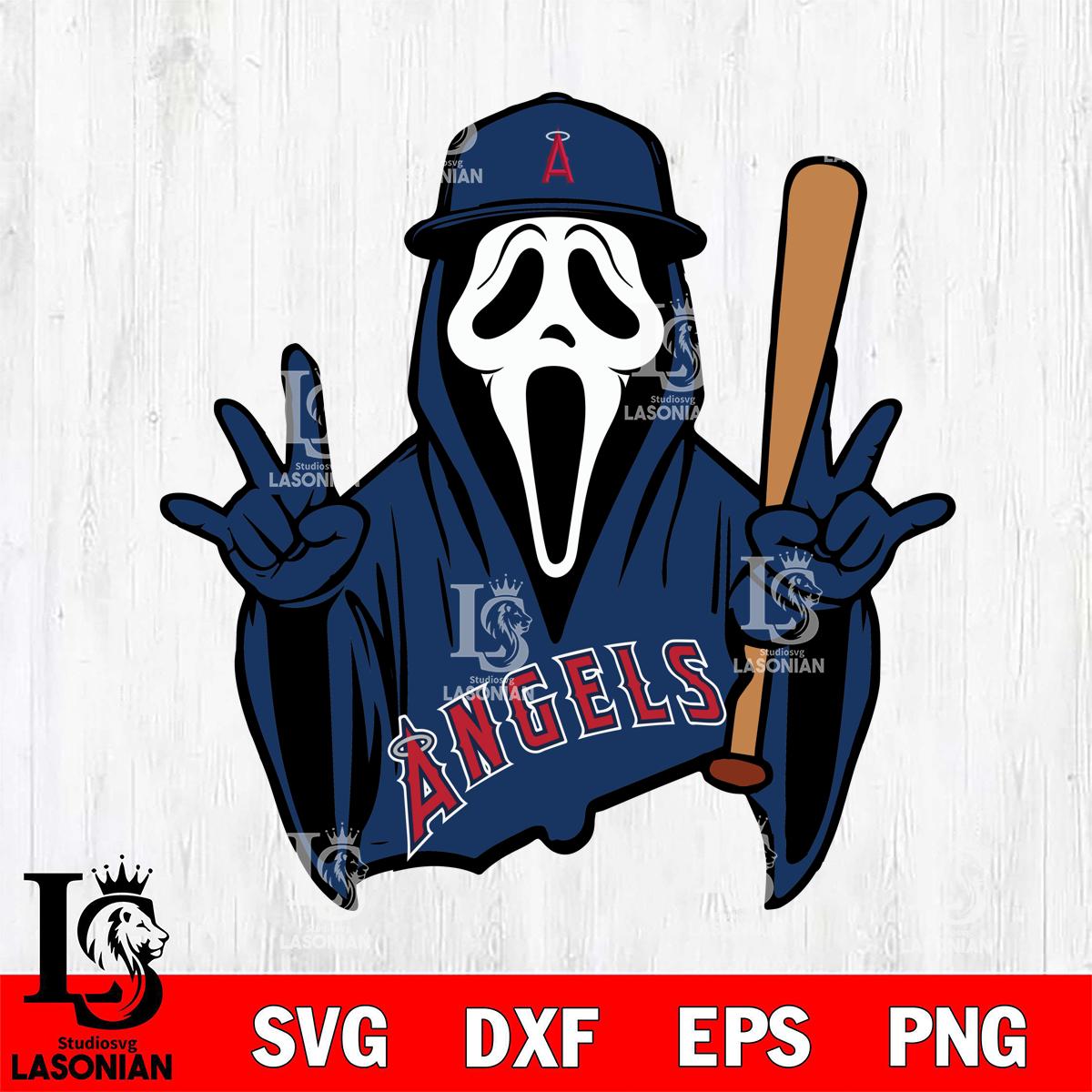 Los Angeles Angels Ghostface 2 – lasoniansvg