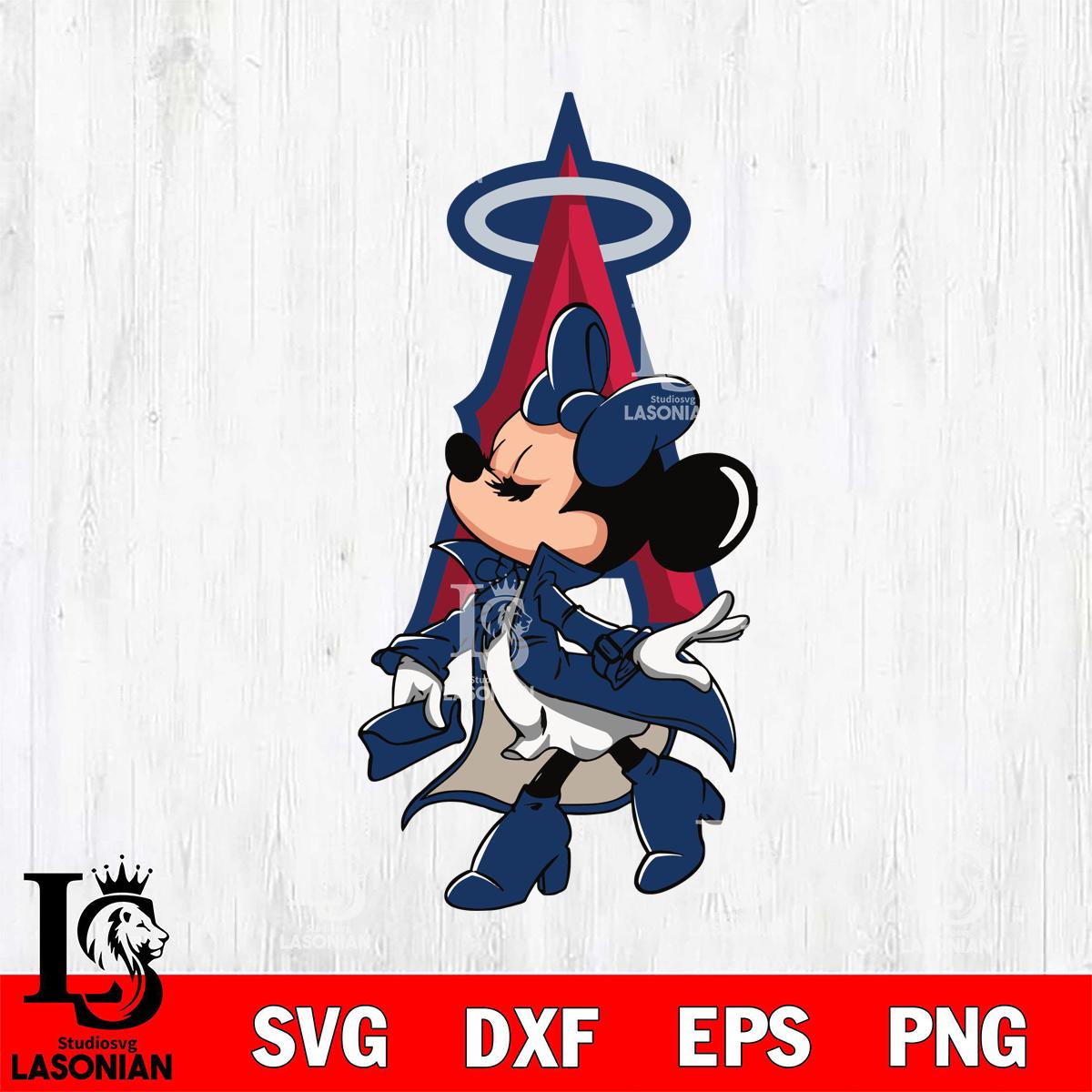 Los Angeles Angels Glamorous Minnie – lasoniansvg
