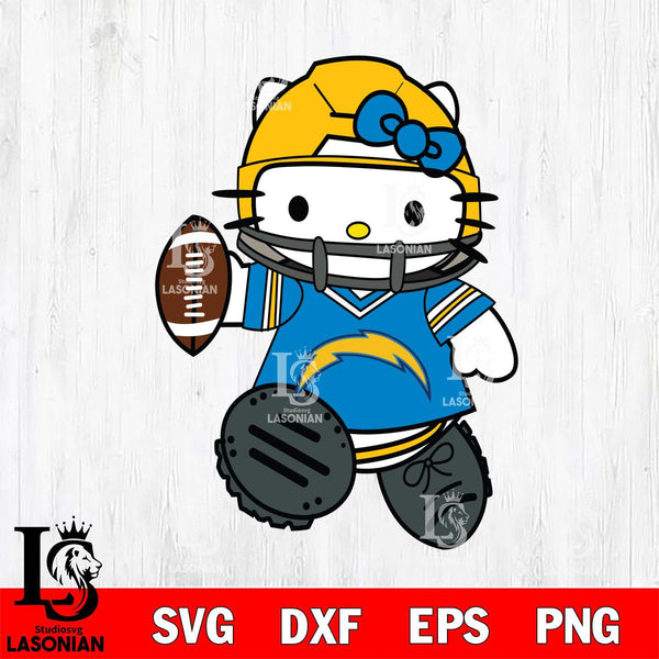 Los Angeles Chargers Hello Kitty sport – lasoniansvg
