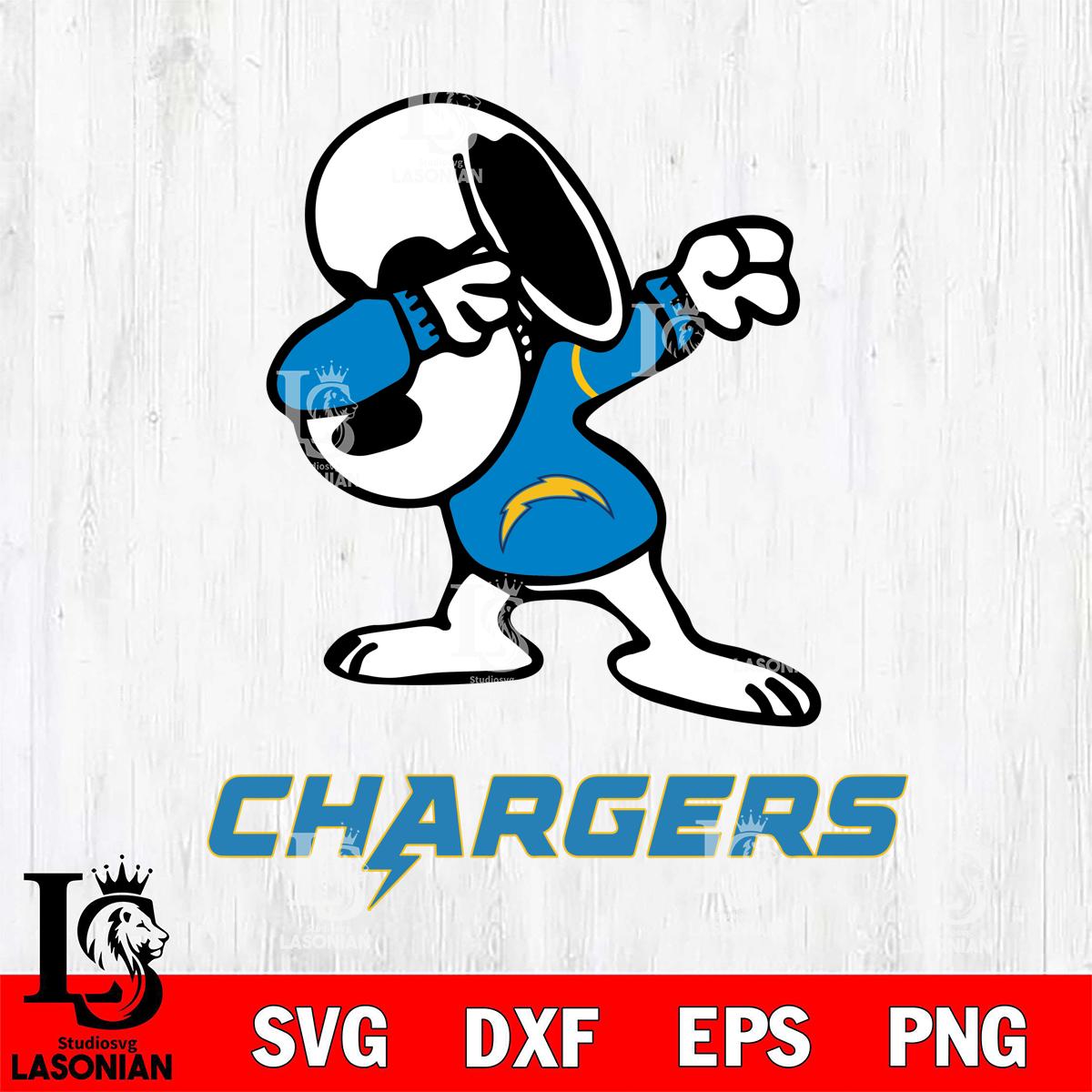 Los Angeles Chargers Snoopy Sport 3 – lasoniansvg