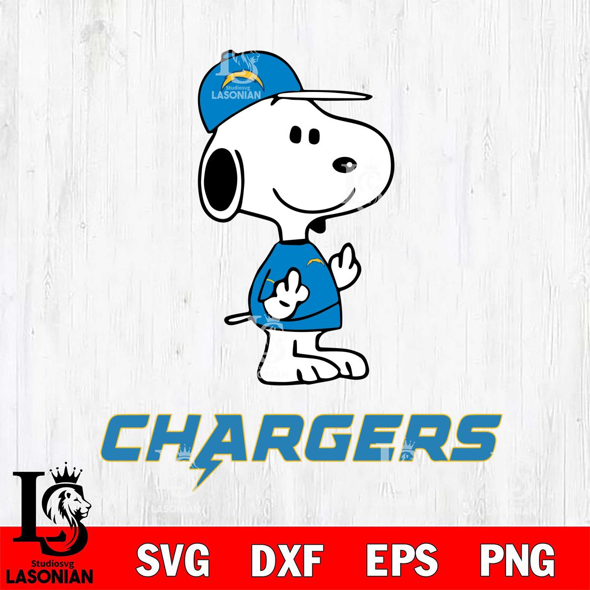 Los Angeles Chargers Snoopy Sport 8 – lasoniansvg
