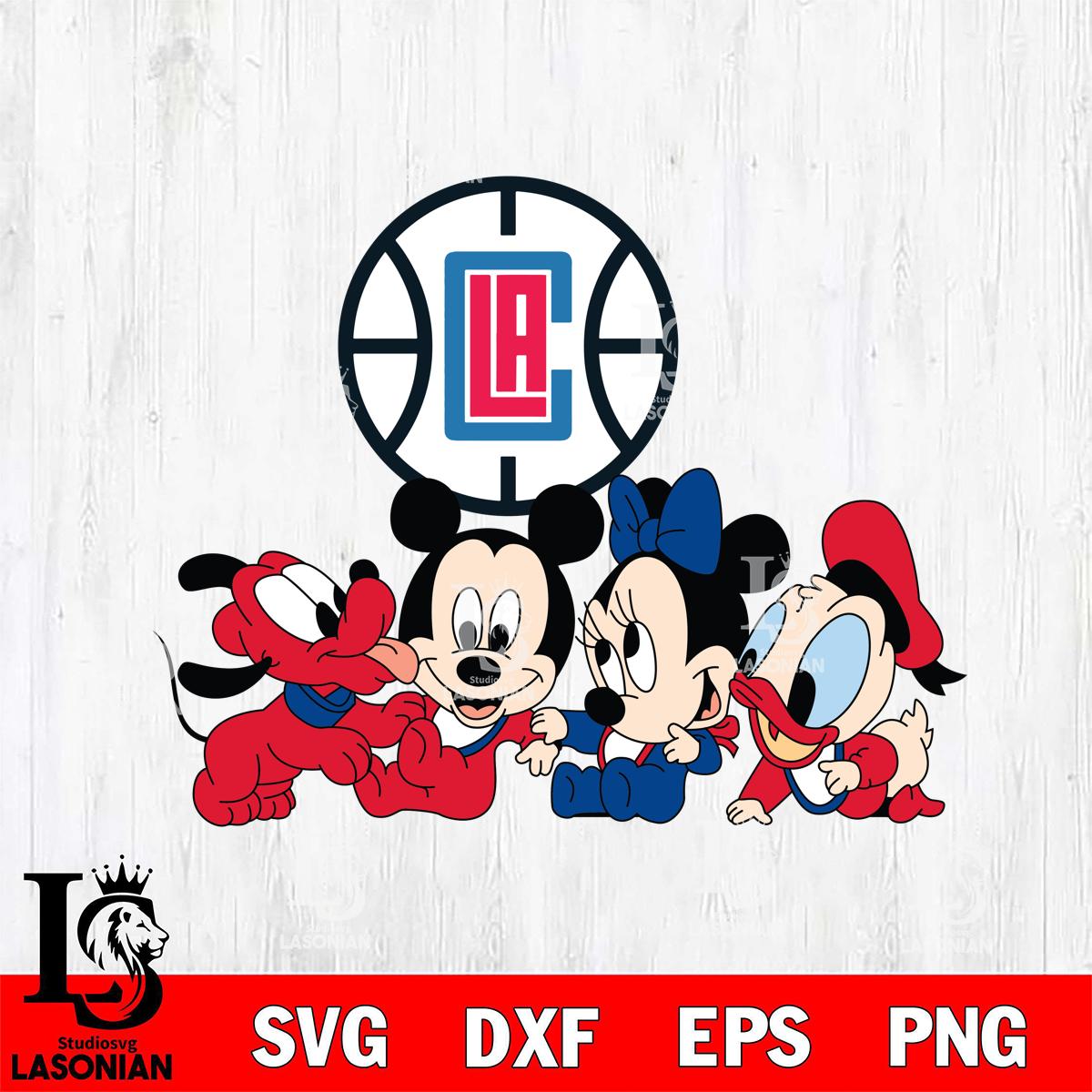 Los Angeles Clippers Mickey Minne 5 Nba – lasoniansvg