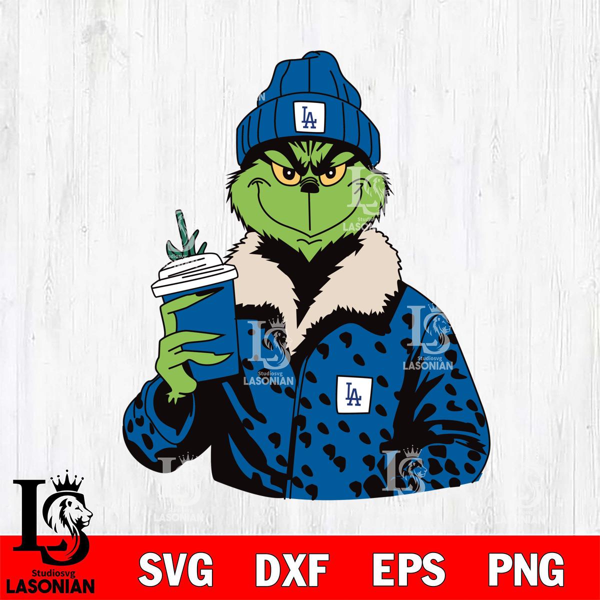 Los Angeles Dodgers Boujee Grinch 12 – lasoniansvg