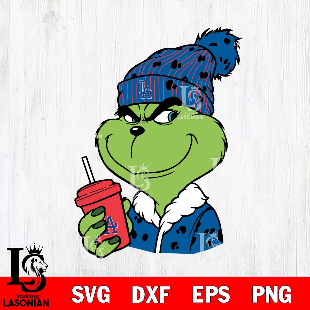 Los Angeles Dodgers Boujee Grinch 3 – lasoniansvg