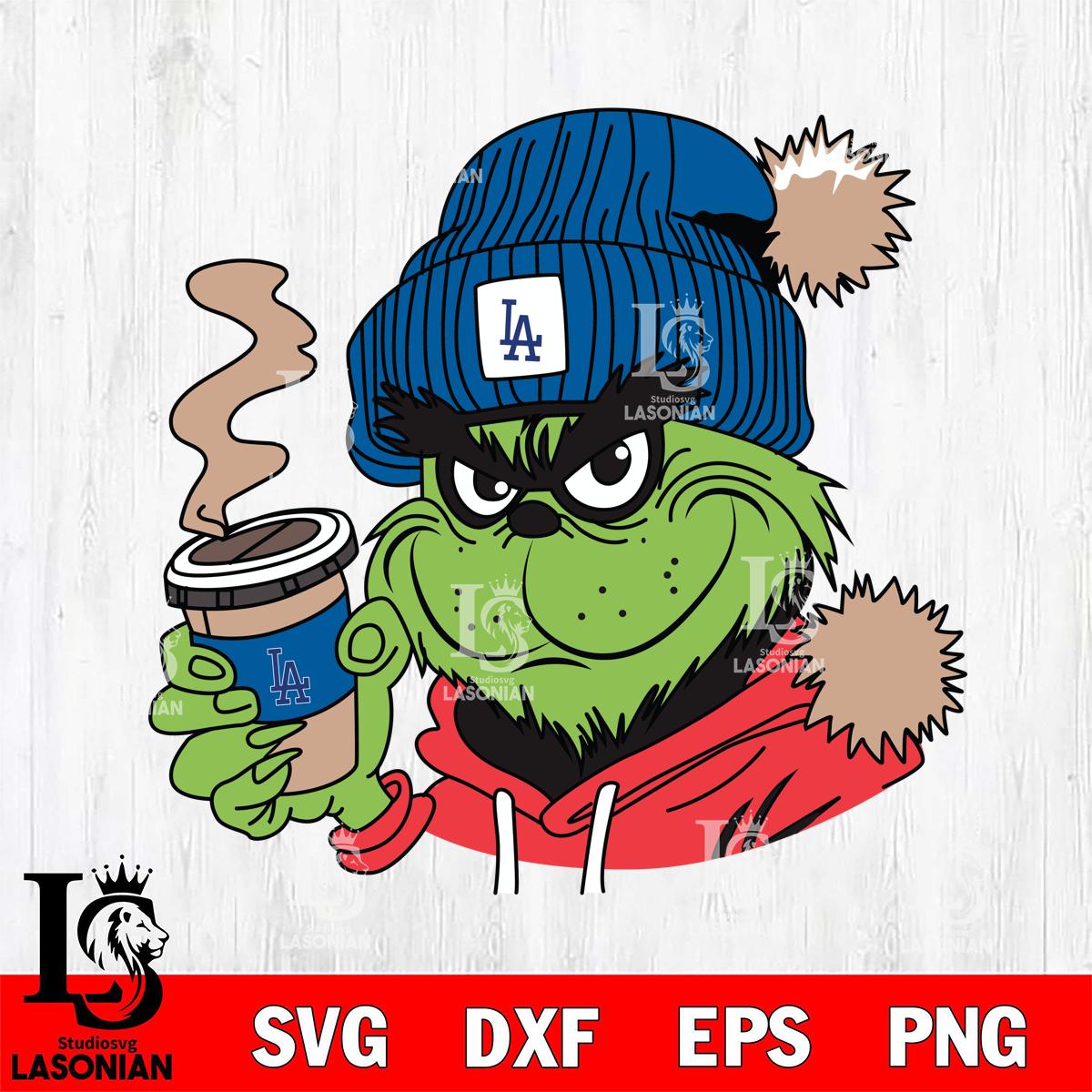 Los Angeles Dodgers Boujee Grinch 4 – lasoniansvg