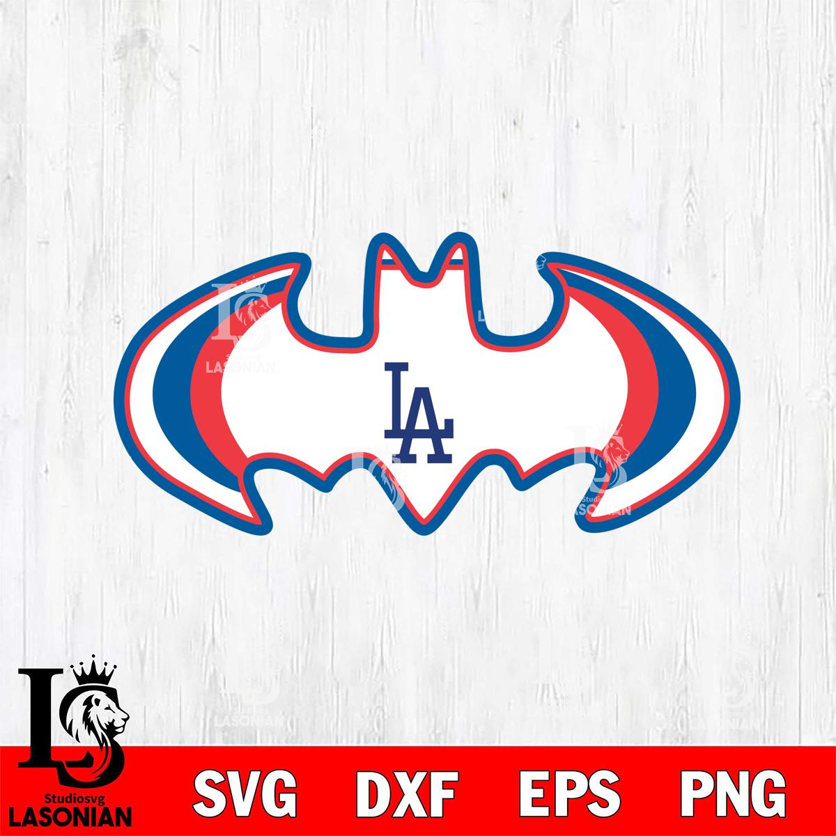 Los Angeles Dodgers Logo Batman MLB – lasoniansvg