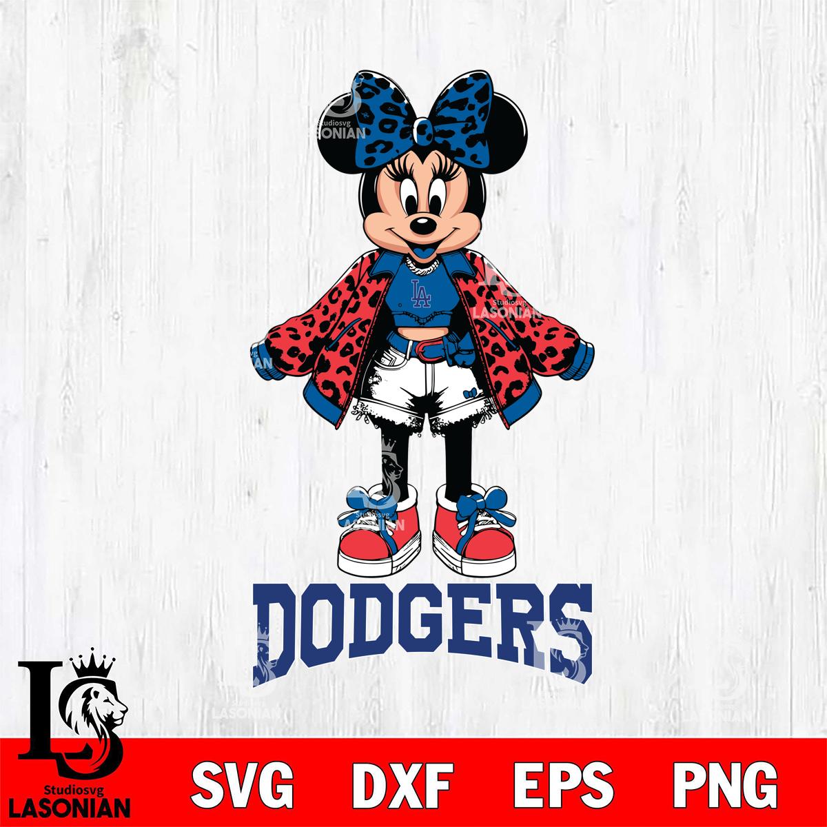 Los Angeles Dodgers Style Minnie Disney – lasoniansvg