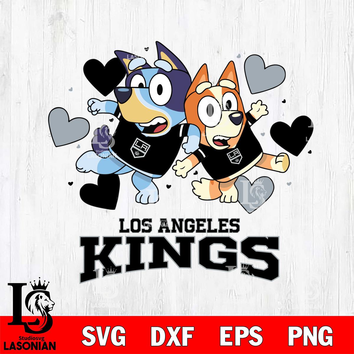 Los Angeles Kings Bluey & Bingo 10 – lasoniansvg