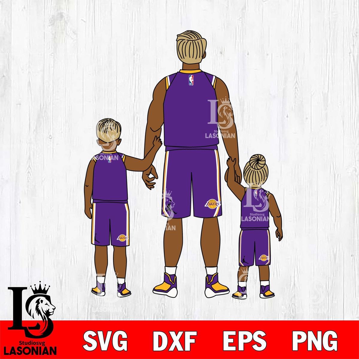 Los Angeles Lakers Father day , Best Dad Ever , NBA Basketball ...