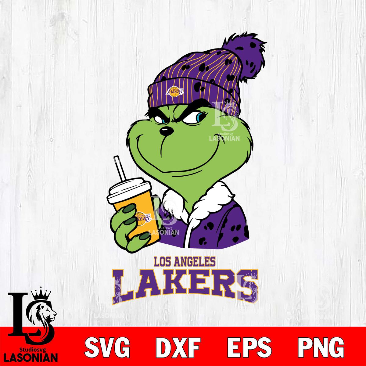 Los Angeles Lakers Grinch Cofffe Christmas – lasoniansvg