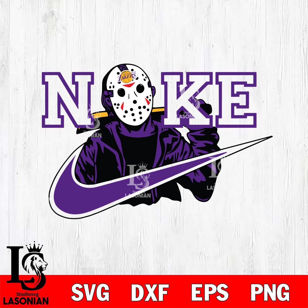 Los Angeles Lakers Jason Voorhees Nike – lasoniansvg
