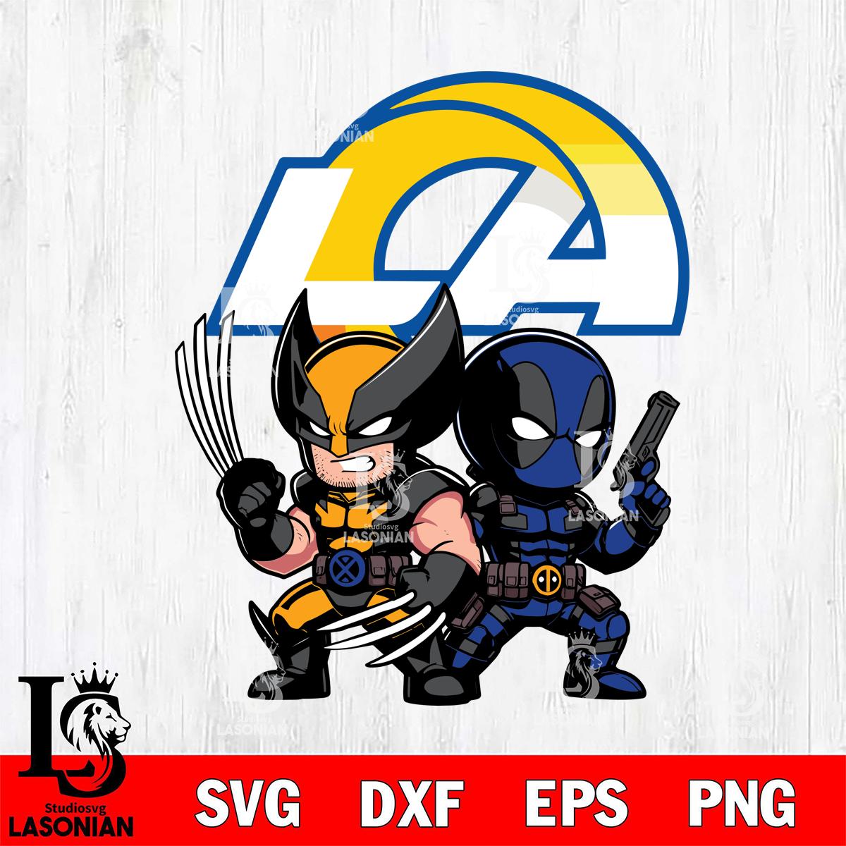 Los Angeles Rams Deadpool And Wolverine – lasoniansvg