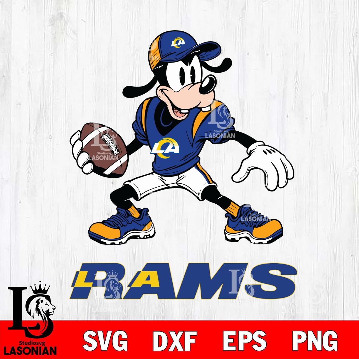 Los Angeles Rams Goofy Disney – lasoniansvg