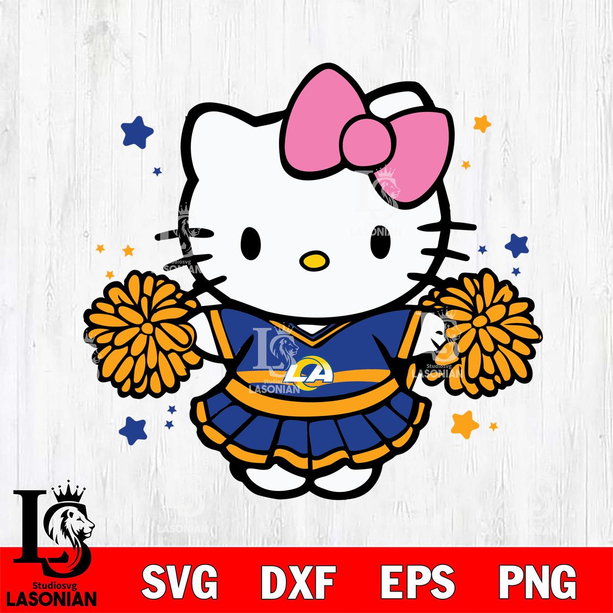 Los Angeles Rams Hello Kitty Cheerleader 10 – lasoniansvg