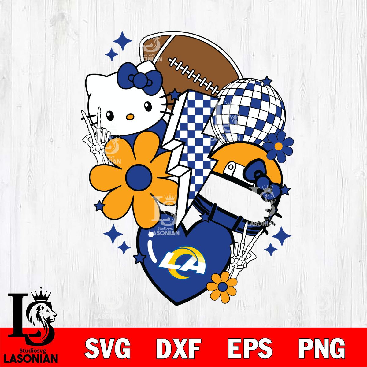 Los Angeles Rams Hello Kitty Nfl 2 – lasoniansvg