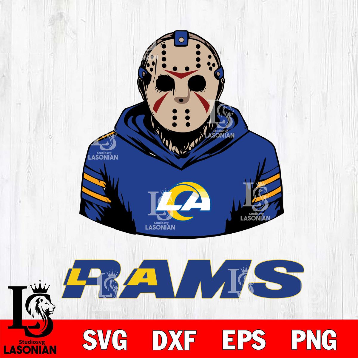 Los Angeles Rams Jason Voorhees 4 – lasoniansvg