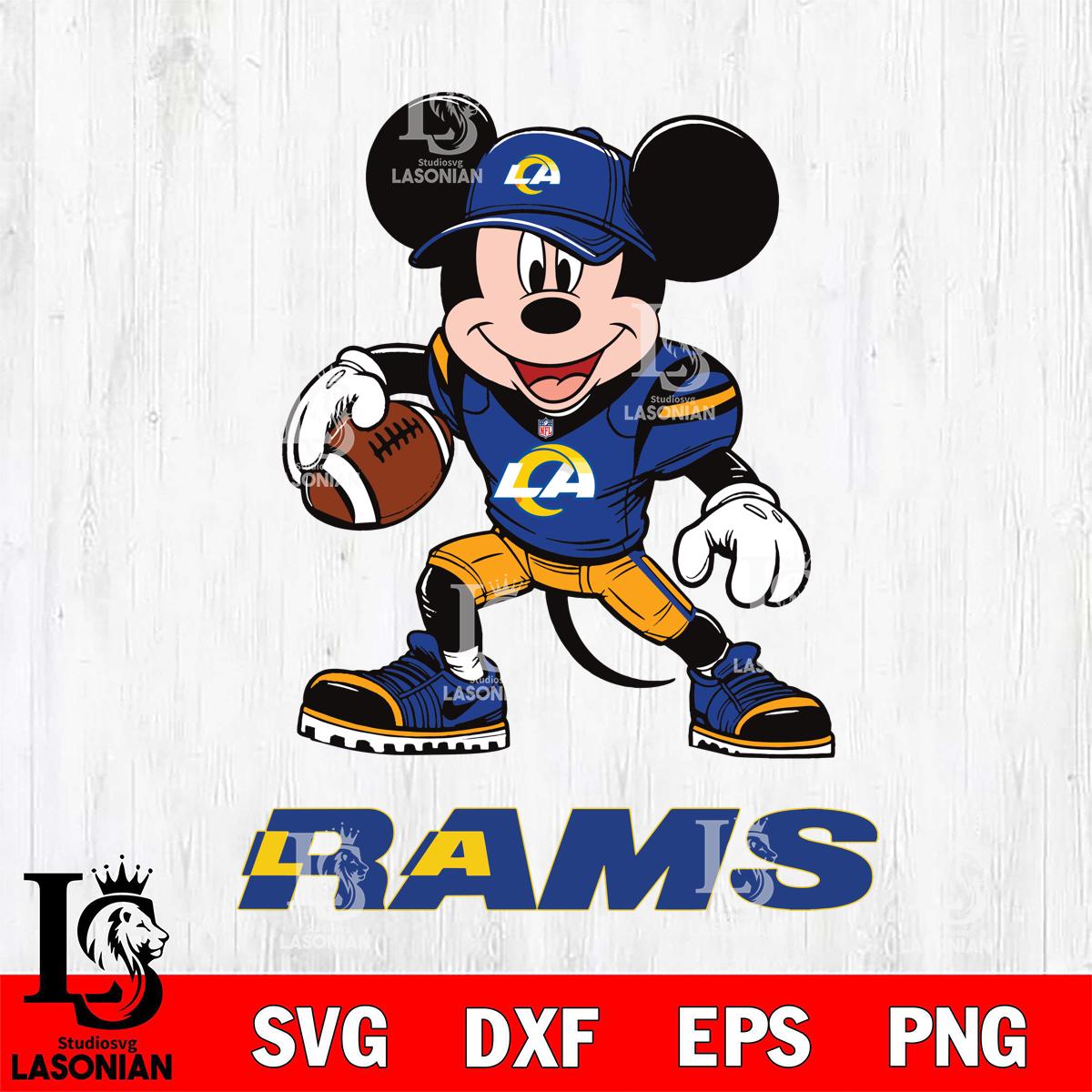 Los Angeles Rams Mikey Mouse Disney – lasoniansvg