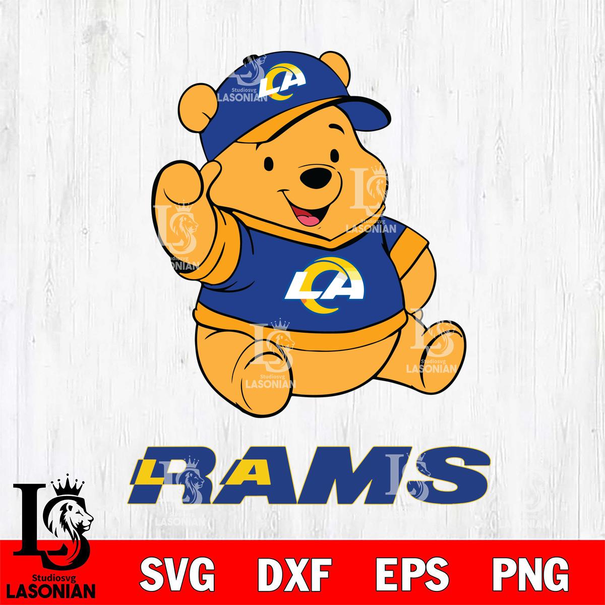 Los Angeles Rams Pooh Bear Disney – lasoniansvg