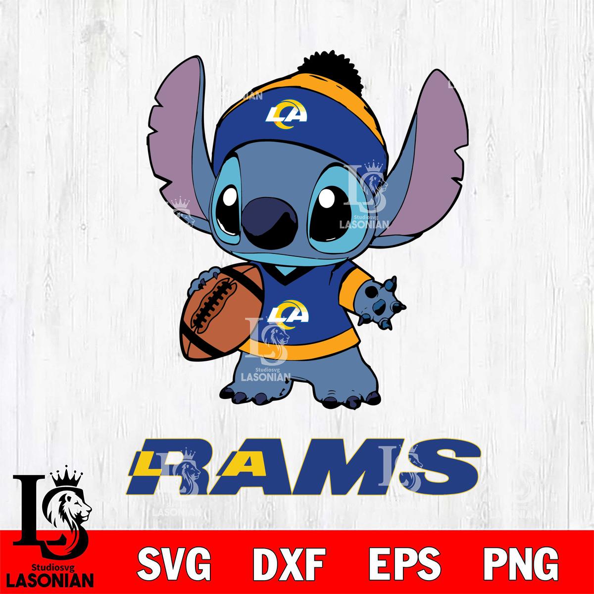 Los Angeles Rams Stitch Disney – lasoniansvg