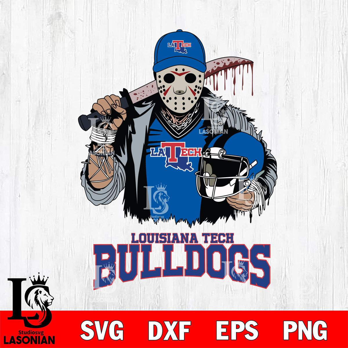 Louisiana Tech Bulldogs Jason Voorhees 2 – lasoniansvg