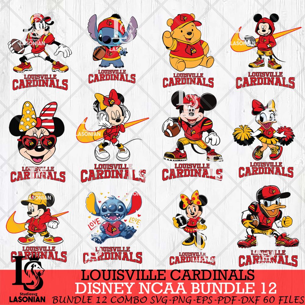 Louisville Cardinals Disney NCAA Bundle Svg PNG 12 – lasoniansvg