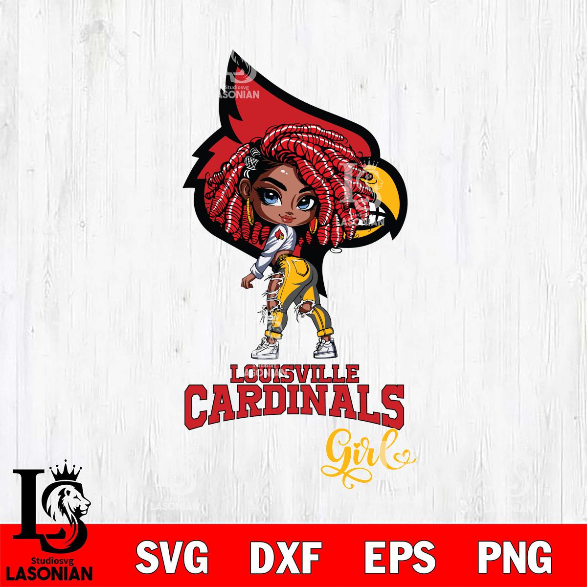 Louisville Cardinals Fan Girl – lasoniansvg