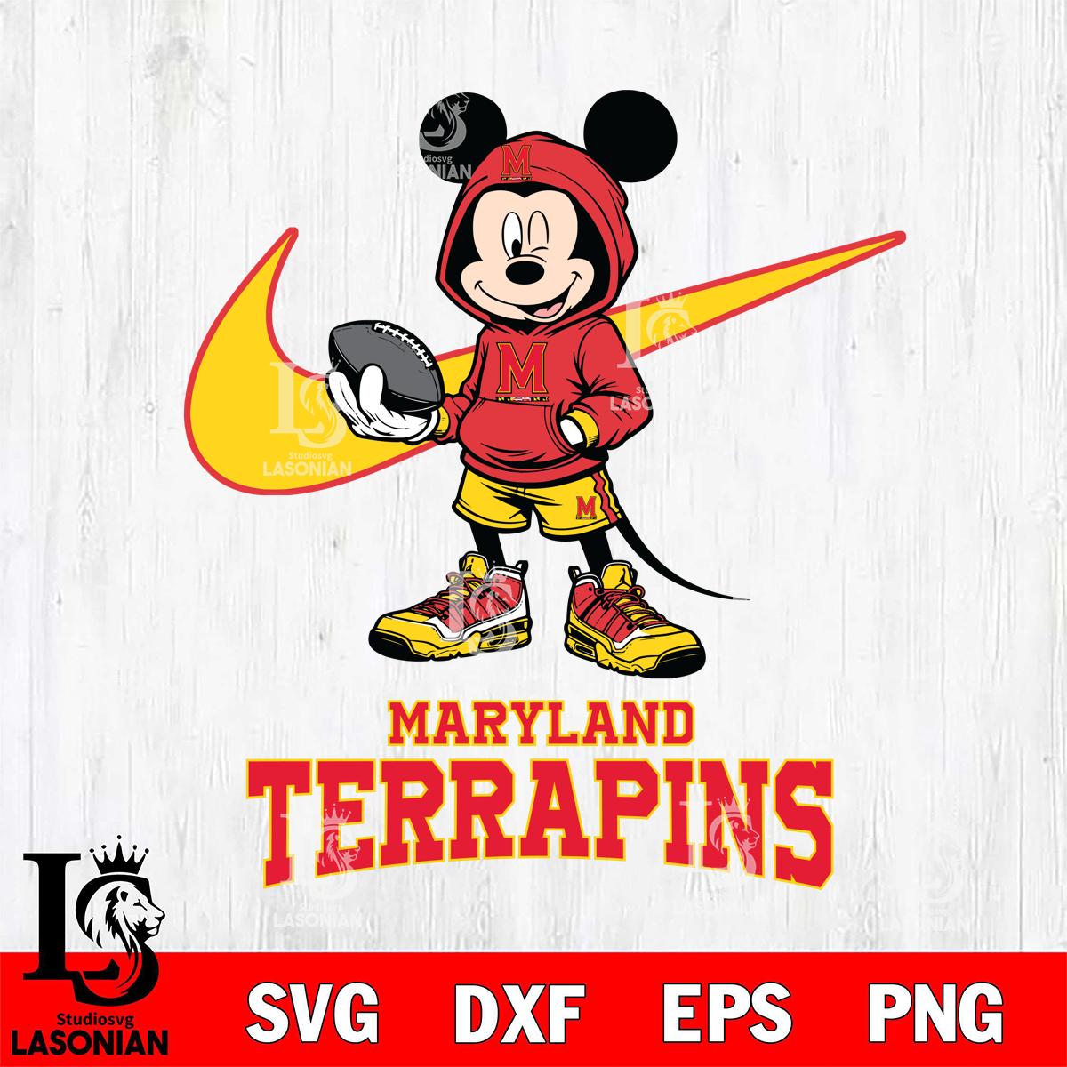 Maryland Terrapins Mikey Mouse Disney NIKE – lasoniansvg