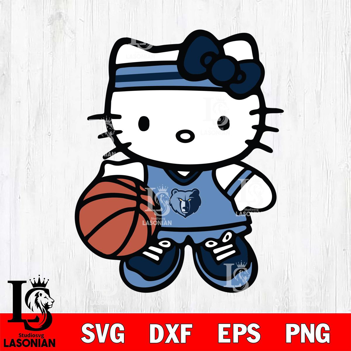 Memphis Grizzlies Hello Kitty basketball – lasoniansvg
