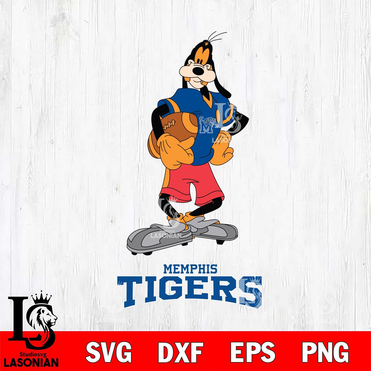 Memphis Tigers Goofy Player – lasoniansvg