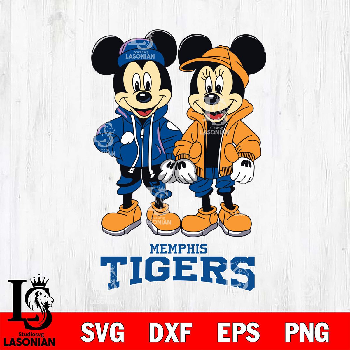 Memphis Tigers Mickey Minnie Mouse Football – lasoniansvg